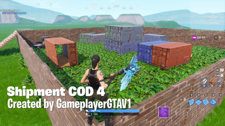 Shipment COD 4 [ GameplayerGTAV1 ] – Fortnite Creative Map Code