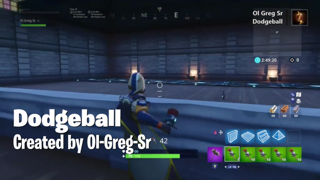 Dodgeball [ Ol-Greg-Sr ] – Fortnite Creative Map Code