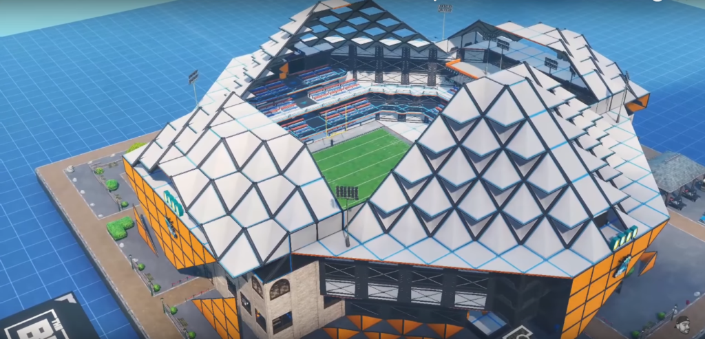Football-themed Block for Super Bowl – Fortnite Creative HQ