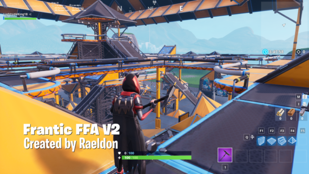 Frantic FFA V2: Large Outdoors [ Raeldon ] – Fortnite Creative Map Code