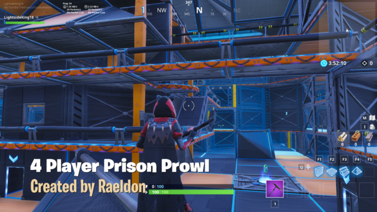 4 Player Prison Prowl FFA [ Raeldon ] – Fortnite Creative Map Code