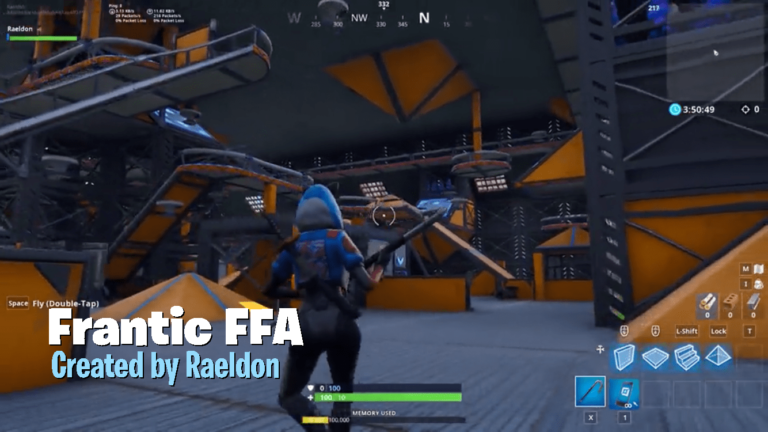 Frantic FFA [ Raeldon ] – Fortnite Creative Map Code