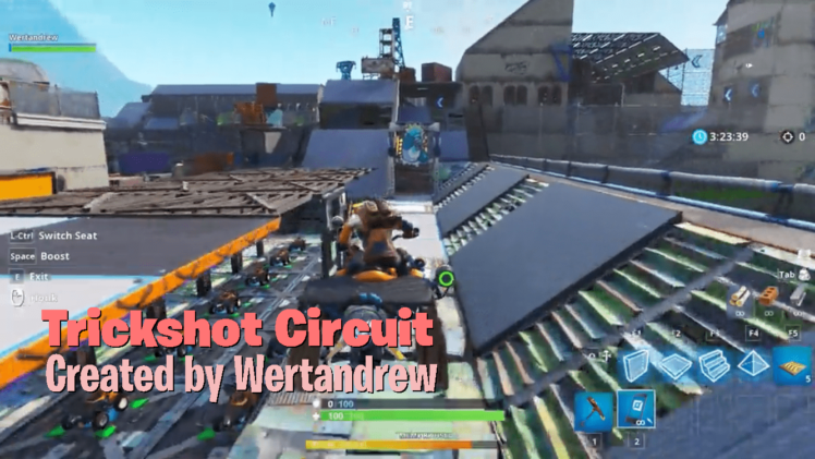 Trickshot Circuit [ Wertandrew ] – Fortnite Creative Map Code