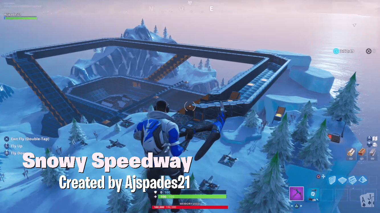 Snowy Speedway [ AJSpades ] – Fortnite Creative Map Code
