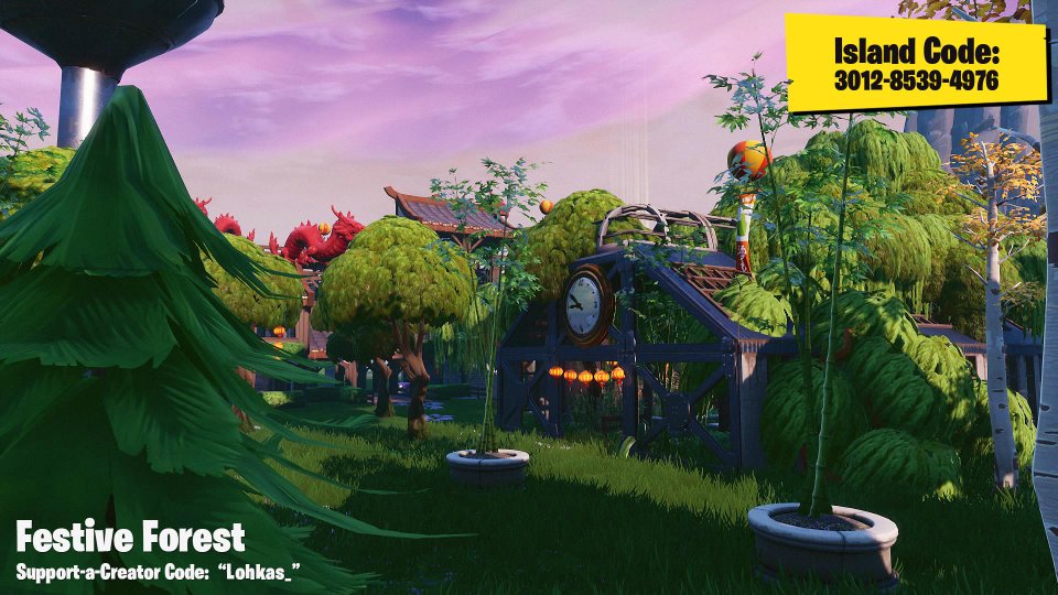 Festive Forest [ Lohkas_ ] – Fortnite Creative Map Code