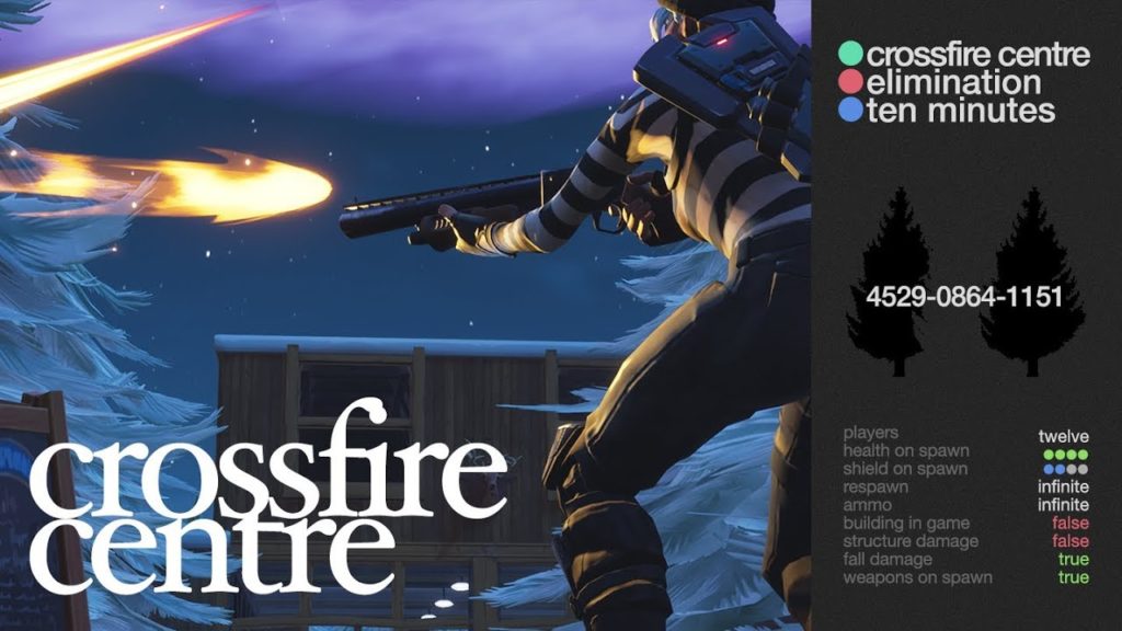 Crossfire Centre [ Treeheal ] – Fortnite Creative Map Code