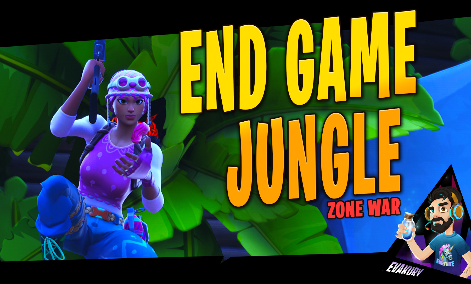 END GAME JUNGLE [ evaevakury ] – Fortnite Creative Map Code
