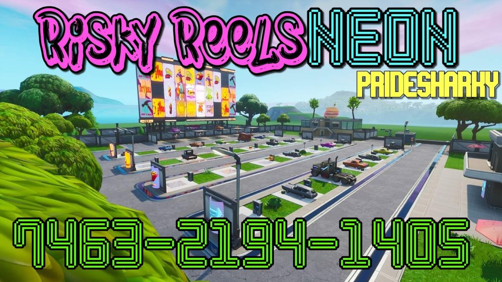 [PrideSharky] Risky Reels Neon [ pridesharky ] – Fortnite Creative Map Code