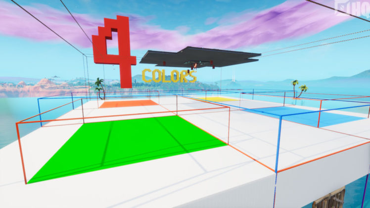 4 Colors [ BrendannnD ] – Fortnite Creative Map Code