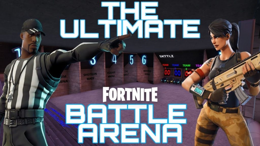 ULTIMATE BATTLE ARENA [ SKTTLZ ] – Fortnite Creative Map Code