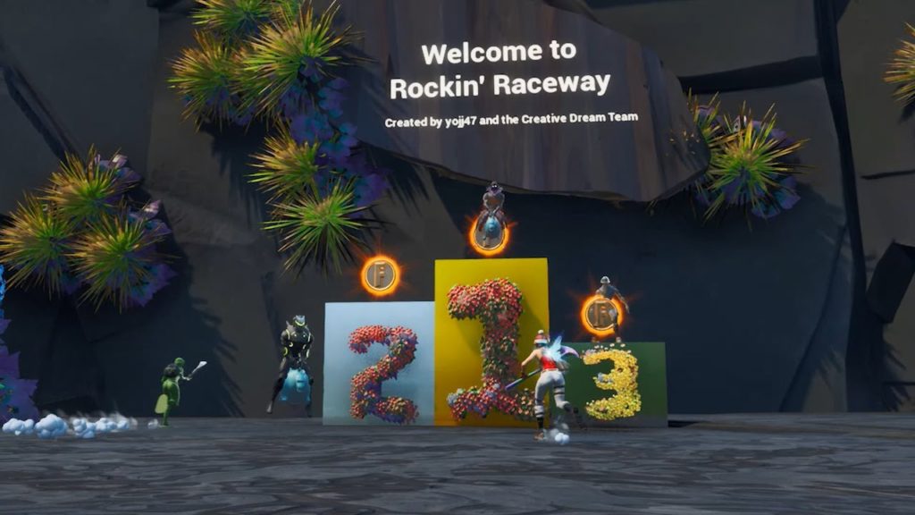 Rockin' Raceway [ yojj47 ] – Fortnite Creative Map Code