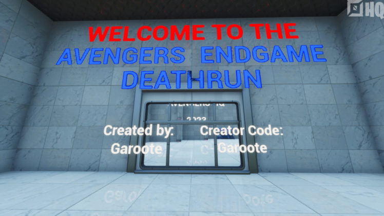Avengers Endgame Deathrun: Time Travel! [ Garoote ] – Fortnite Creative ...