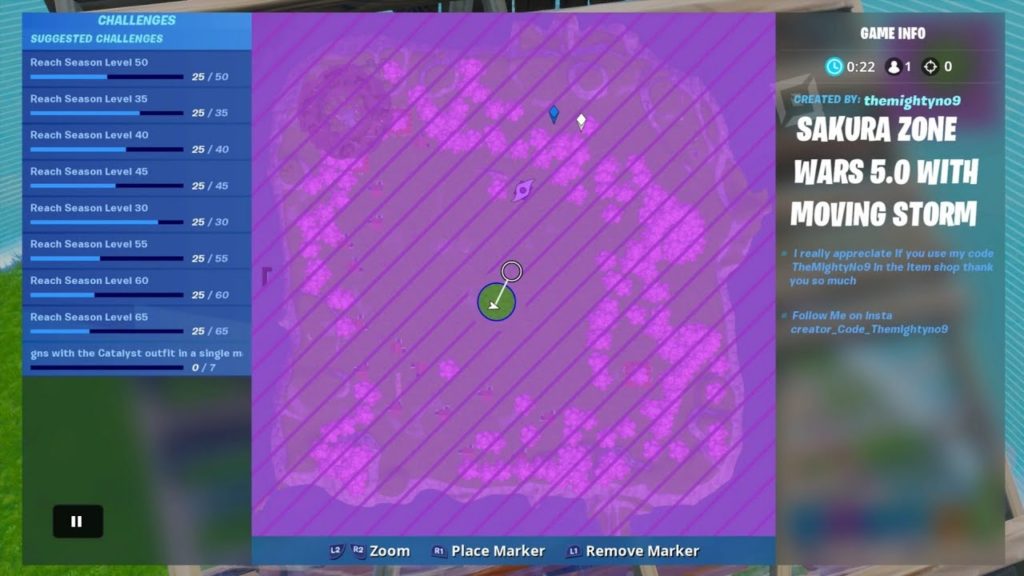 Sakura zone wars 5.0 with moving storm [ themightyno9 ] – Fortnite ...