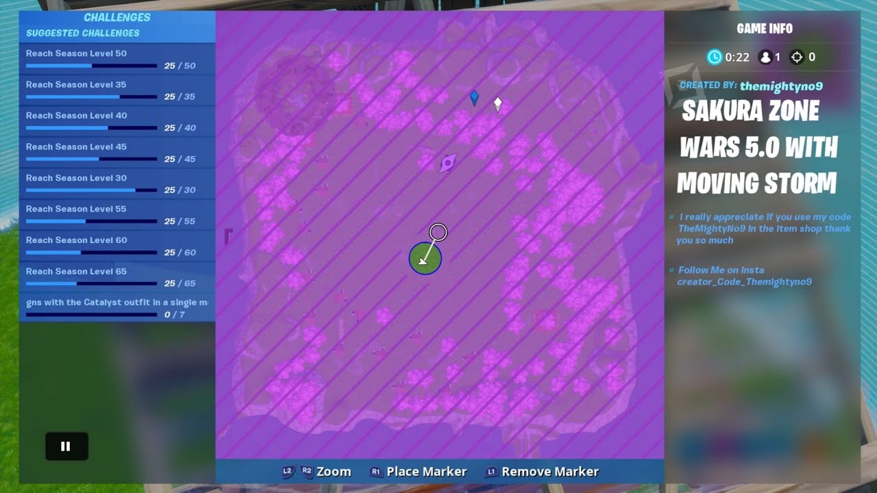 Sakura zone wars 5.0 with moving storm [ themightyno9 ] – Fortnite ...