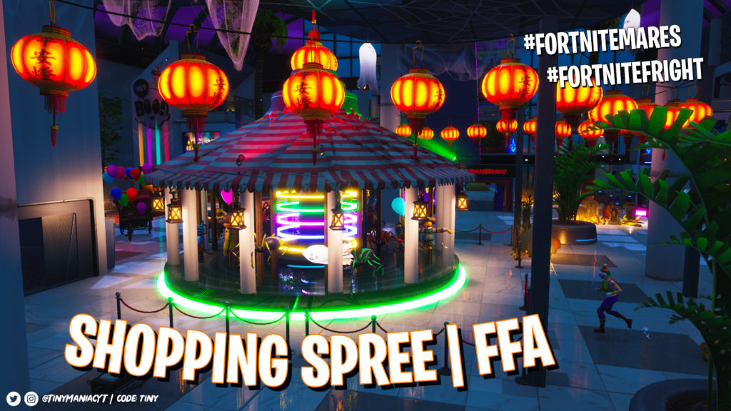 Shopping Spree | FFA [ tiny ] – Fortnite Creative Map Code