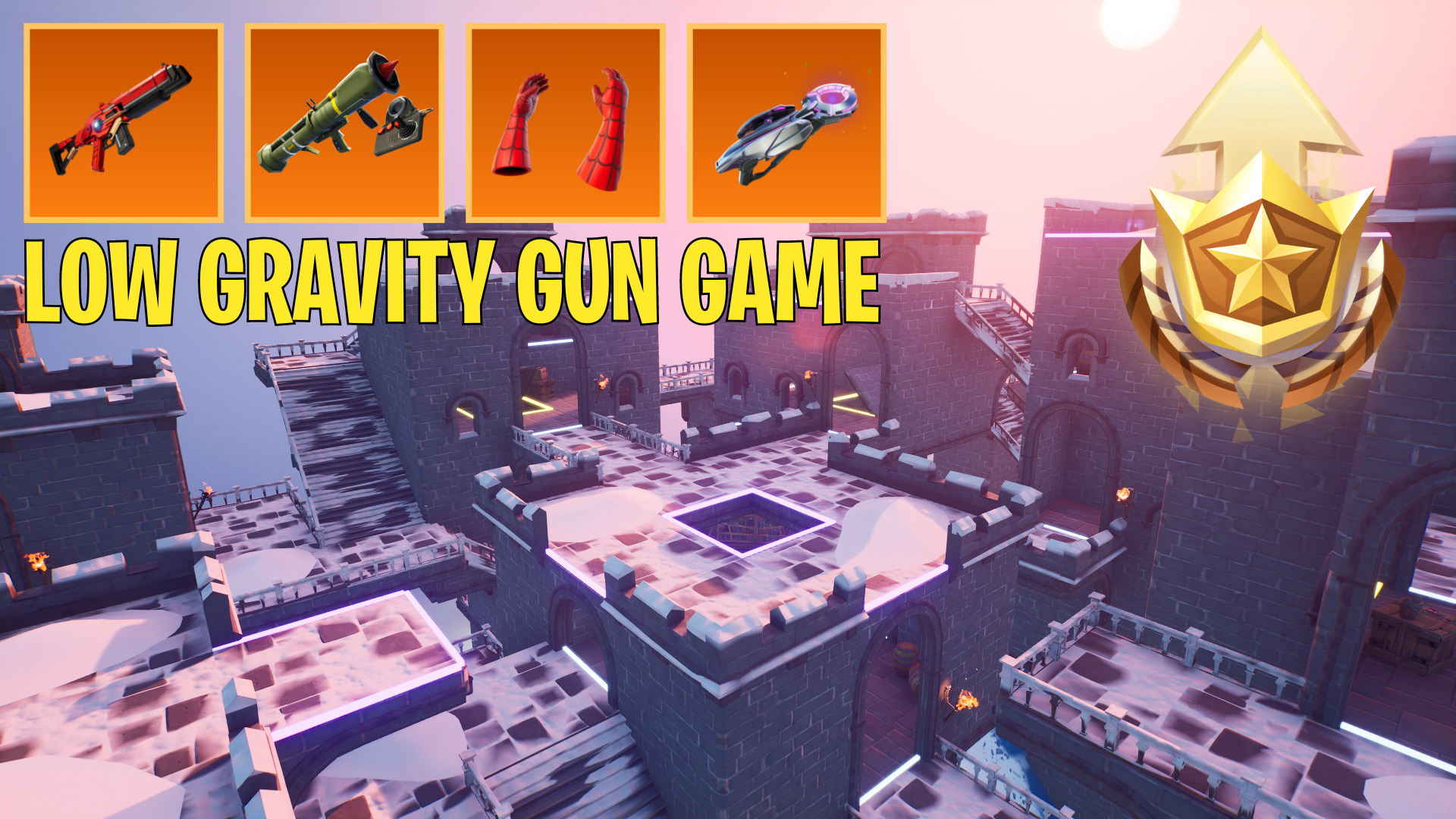 Citadel - Low Gravity Gun Game [ benz ] – Fortnite Creative Map Code
