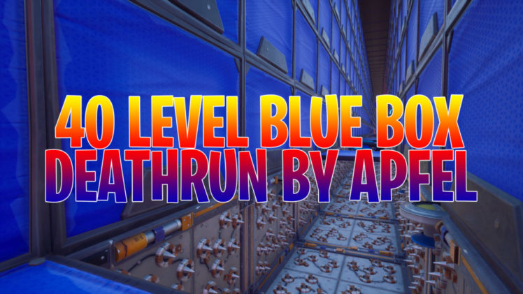 40 Level Blue Box Deathrun by Apfel [ Apfel ] – Fortnite Creative Map Code