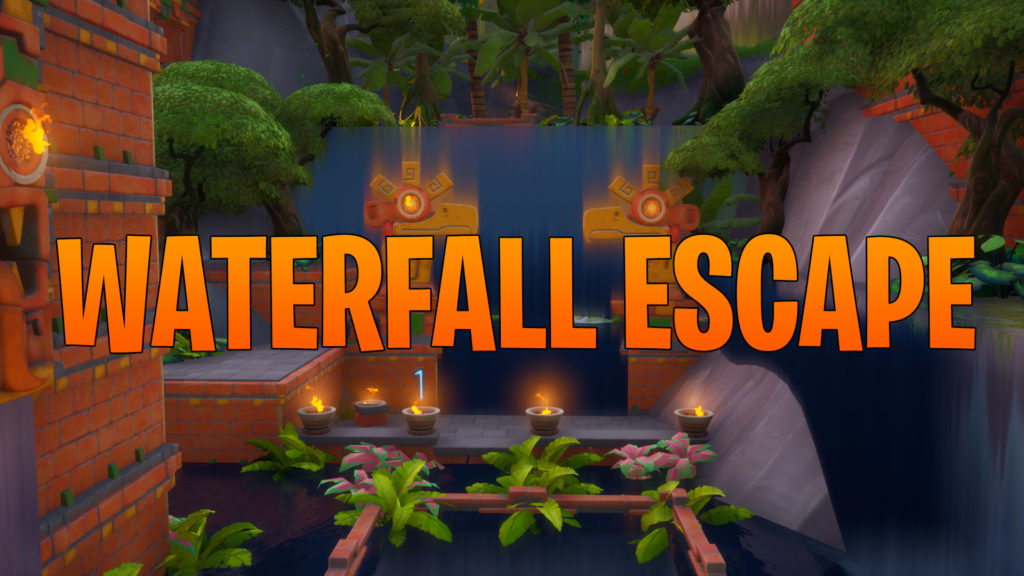 WATERFALL ESCAPE V2 [ TREE FITTYY ] – Fortnite Creative Map Code