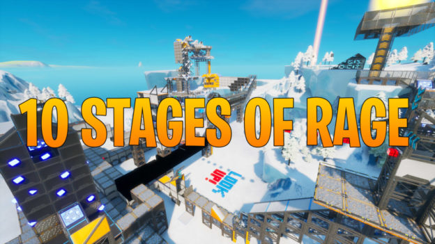10 Stages of Rage [ goesserscoody ] – Fortnite Creative Map Code