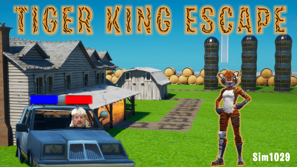 Tiger King Escape [ sim1029 ] – Fortnite Creative Map Code