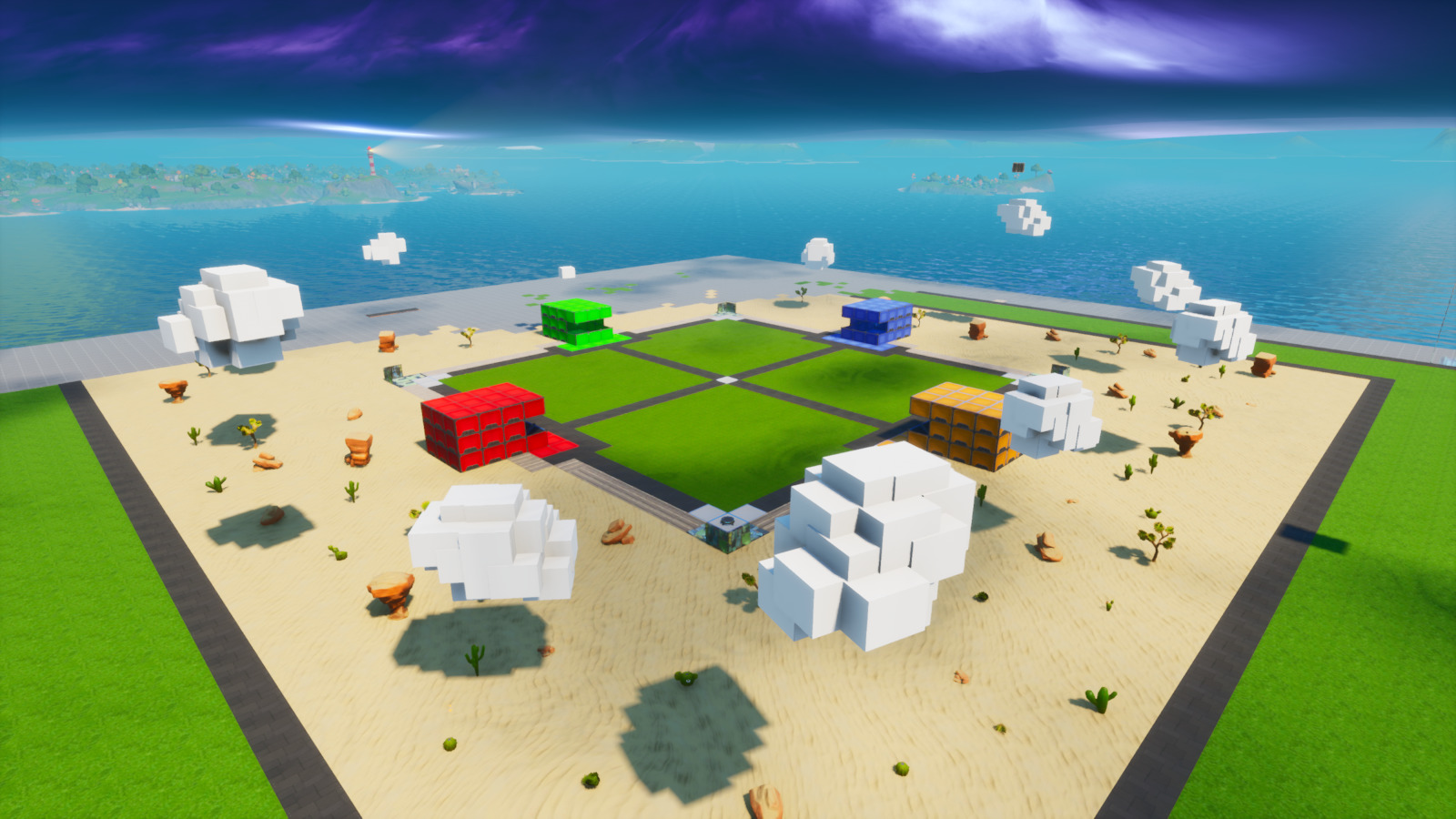 Team Warfare / 4v4v4v4 [ flottence ] – Fortnite Creative Map Code