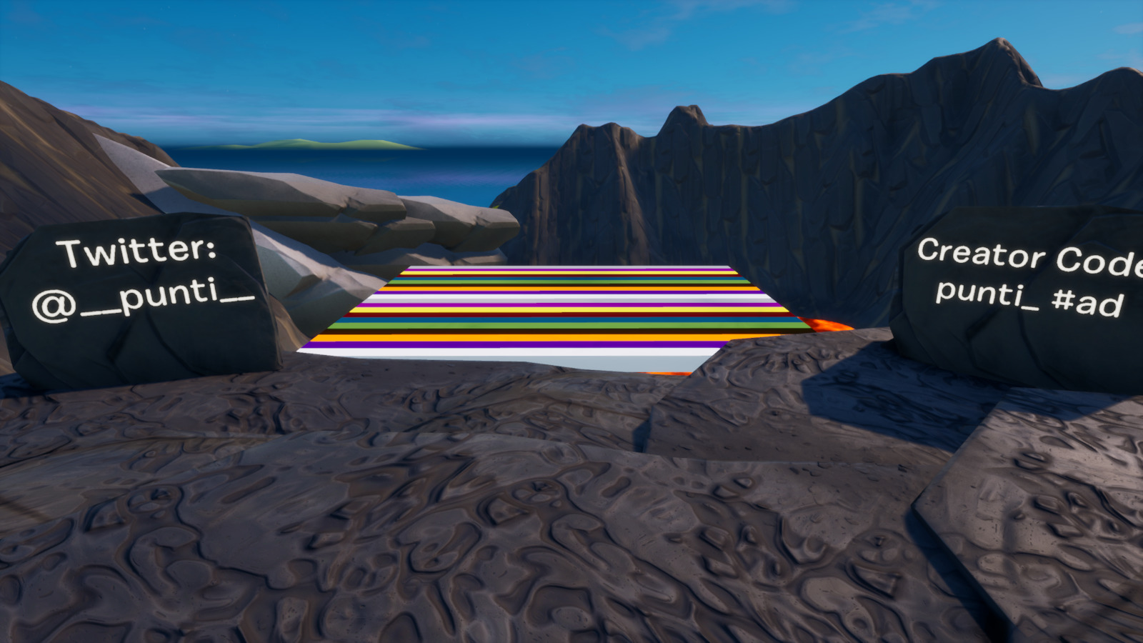 Volcanic Bow Battle [ punti_ ] – Fortnite Creative Map Code