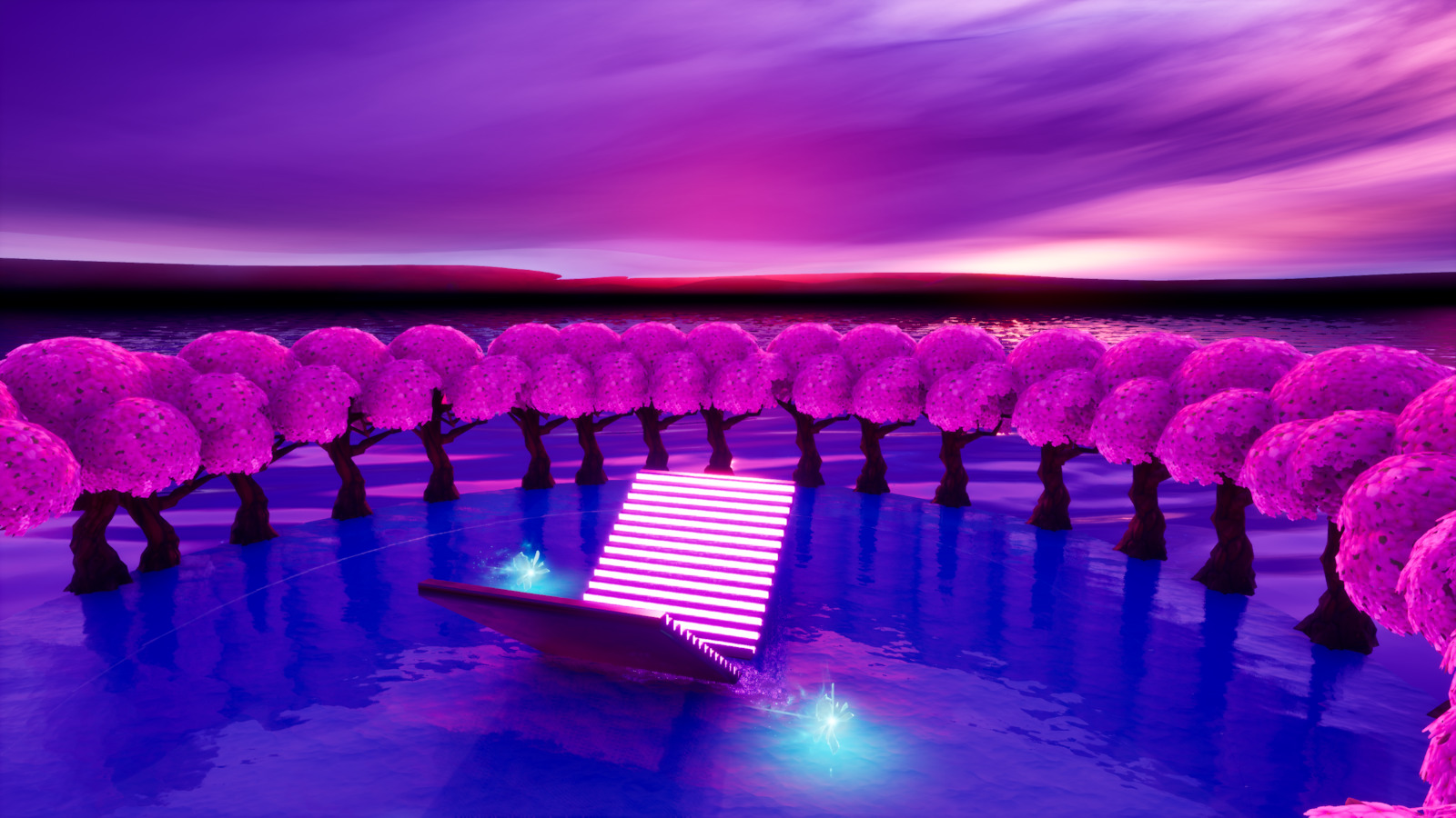 1 V 1 Pink Sunset [ savagegamer-r2-0 ] – Fortnite Creative Map Code