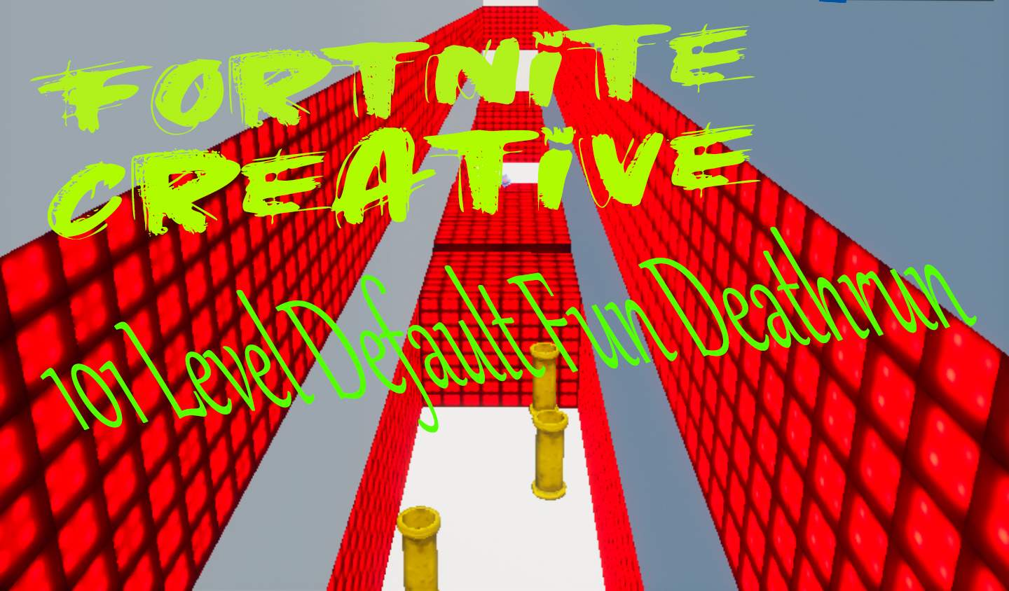 101 Level Default Fun Deathrun [ fluffybuilds ] – Fortnite Creative Map Code