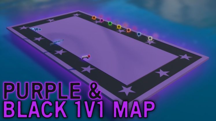 Clean Purple and Black 1v1 Map [ mclochy ] – Fortnite Creative Map Code