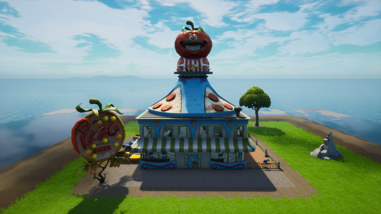 Gigant Tomato [ maxleonoyt ] – Fortnite Creative Map Code