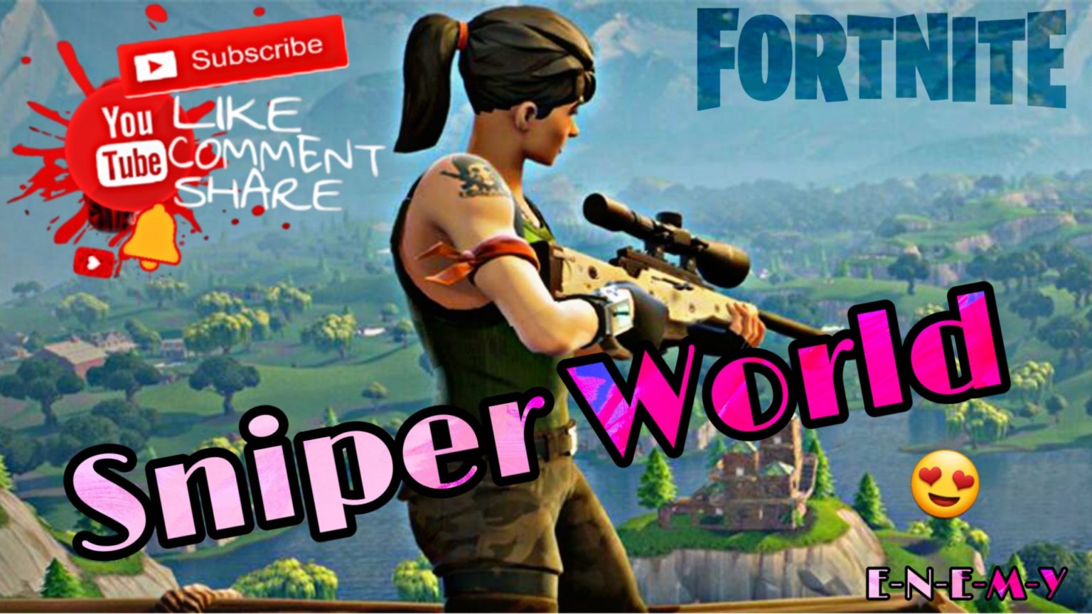 Sniper World *ONE SHOT* [ e-n-e-m-y ] – Fortnite Creative Map Code