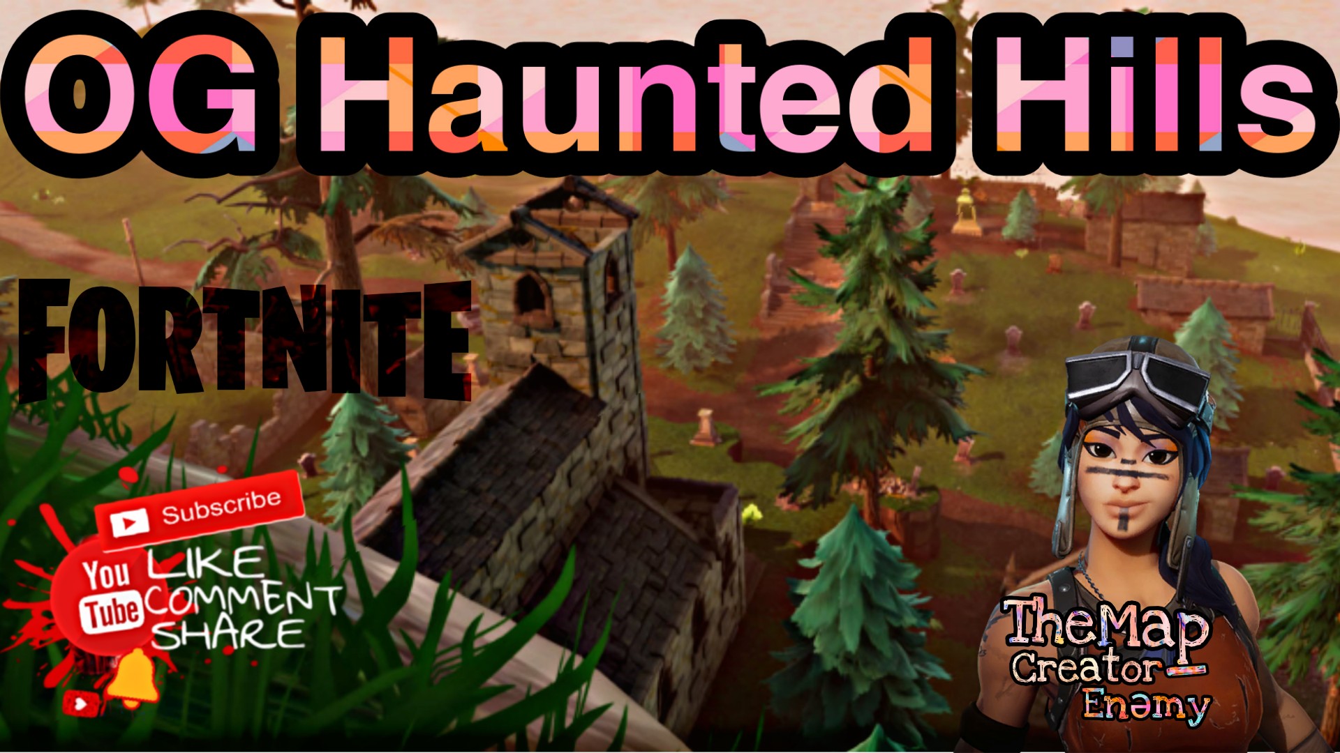 OG Haunted Hills (Battle Royale) [ e-n-e-m-y ] – Fortnite Creative Map Code