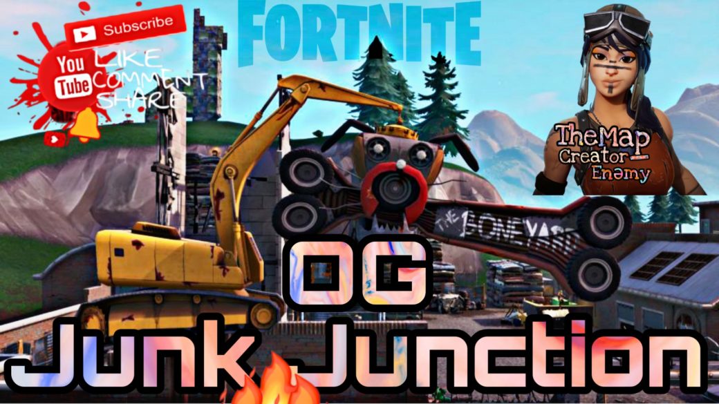 OG Junk Junction (Battle Royale) [ e-n-e-m-y ] – Fortnite Creative Map Code