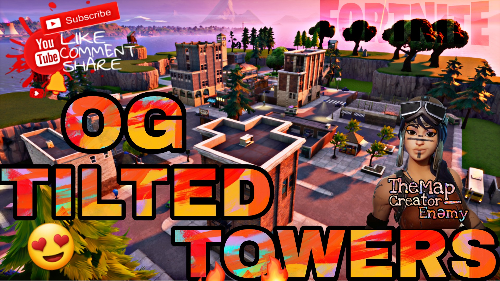 OG Tilted Towers (Battle Royale) [ e-n-e-m-y ] – Fortnite Creative Map Code