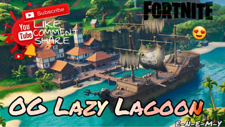 OG Lazy Lagoon (Battle Royale) [ e-n-e-m-y ] – Fortnite Creative Map Code