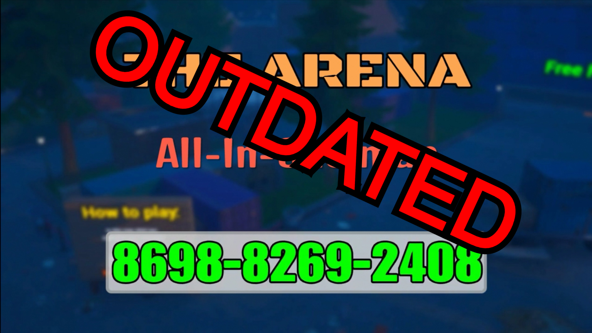 The ARENA (Outdated) [ mineblo ] – Fortnite Creative Map Code