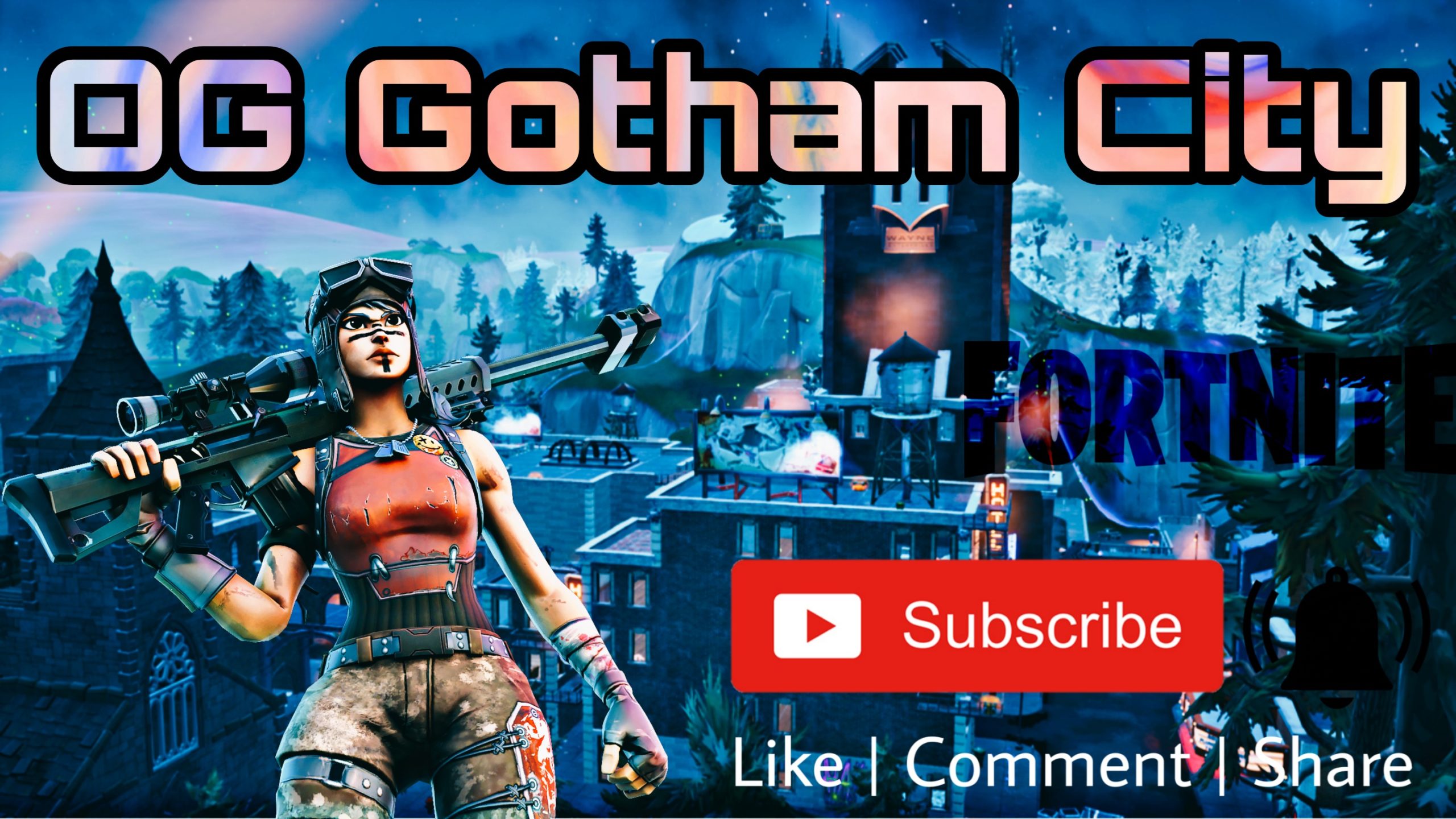 OG Gotham City - BR Solo [ e-n-e-m-y ] – Fortnite Creative Map Code