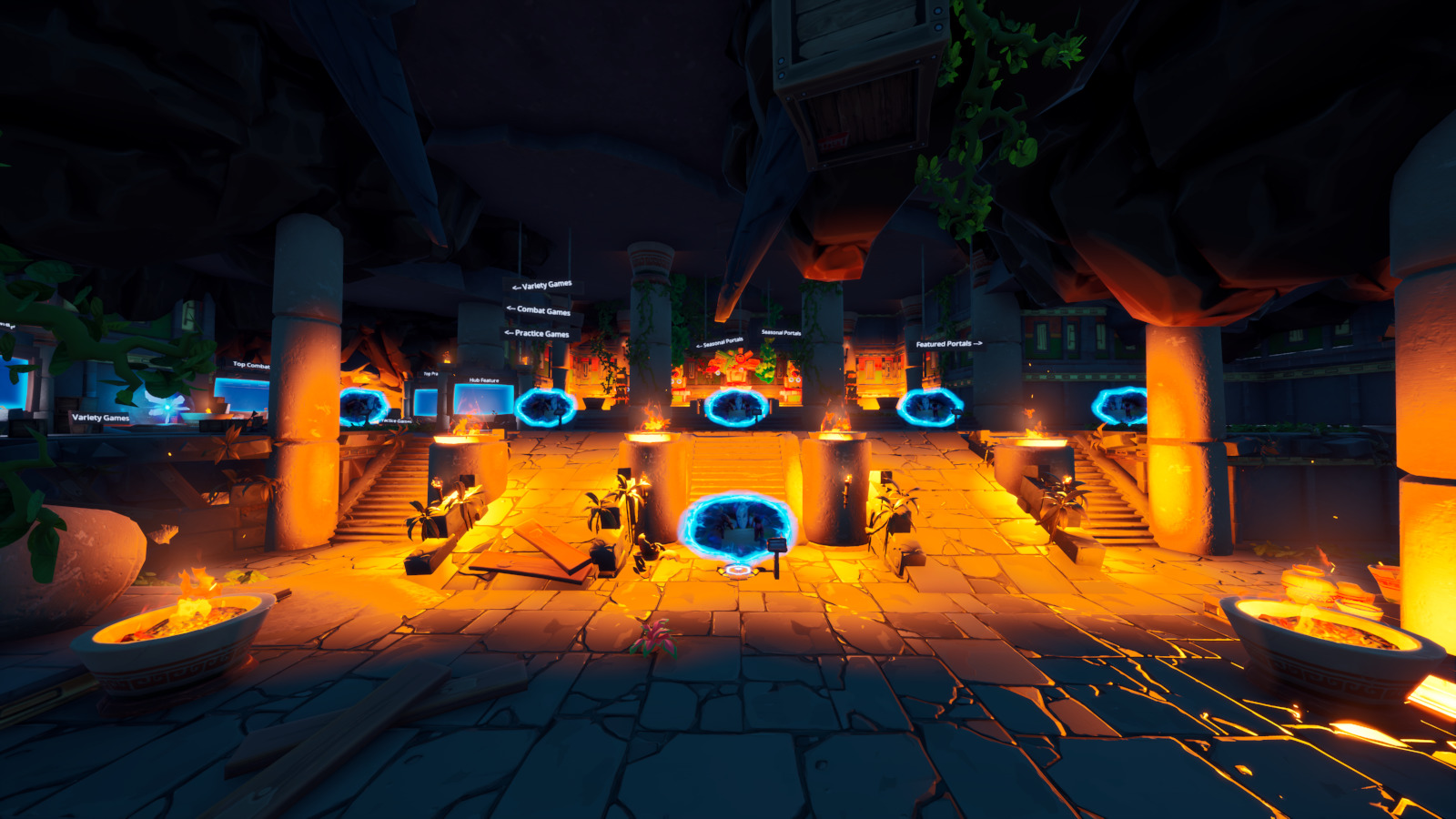 Temple Hub [ itsraff ] – Fortnite Creative Map Code