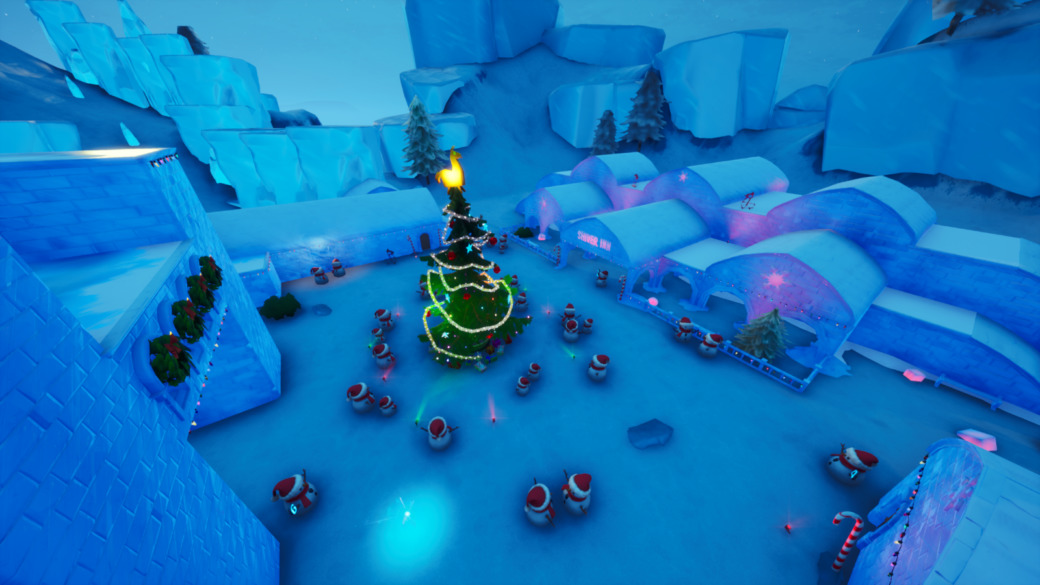 Christmas Ice Town Escape Map [ foosco ] – Fortnite Creative Map Code