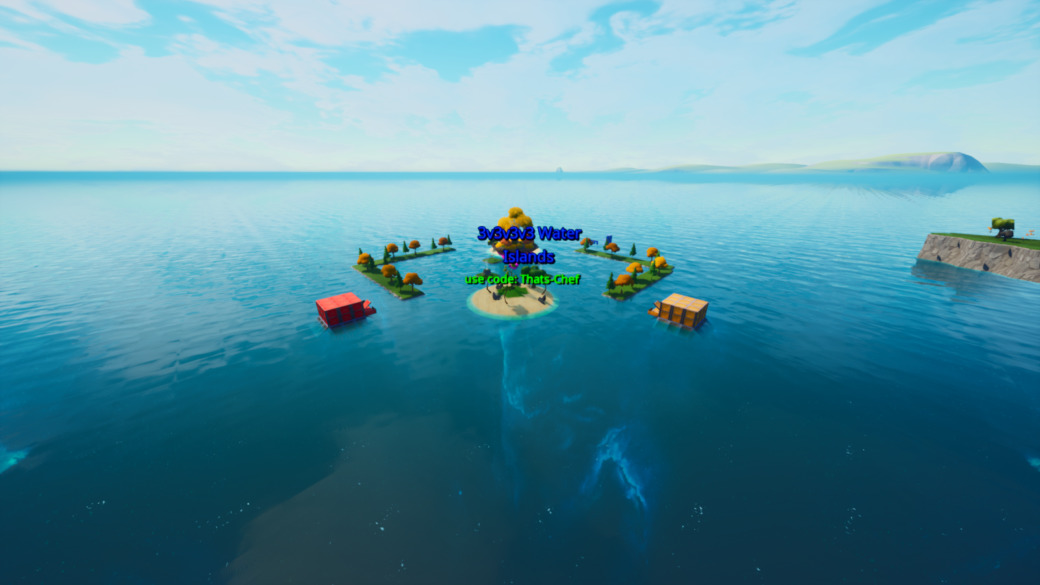 3v3v3v3 Water Islands [ thats-chef ] – Fortnite Creative Map Code