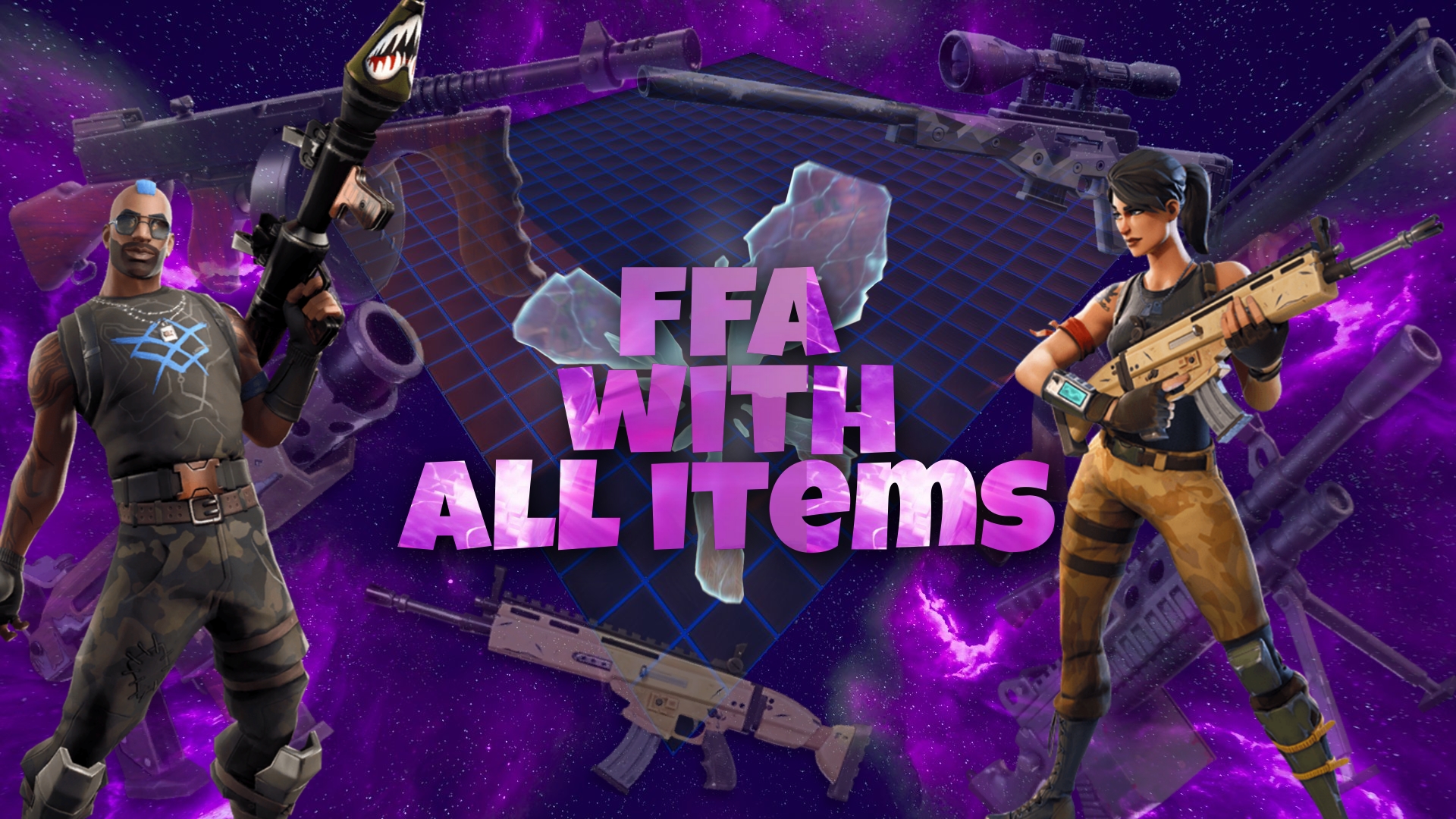 FFA with ALL Items [ fazekingtobi ] – Fortnite Creative Map Code