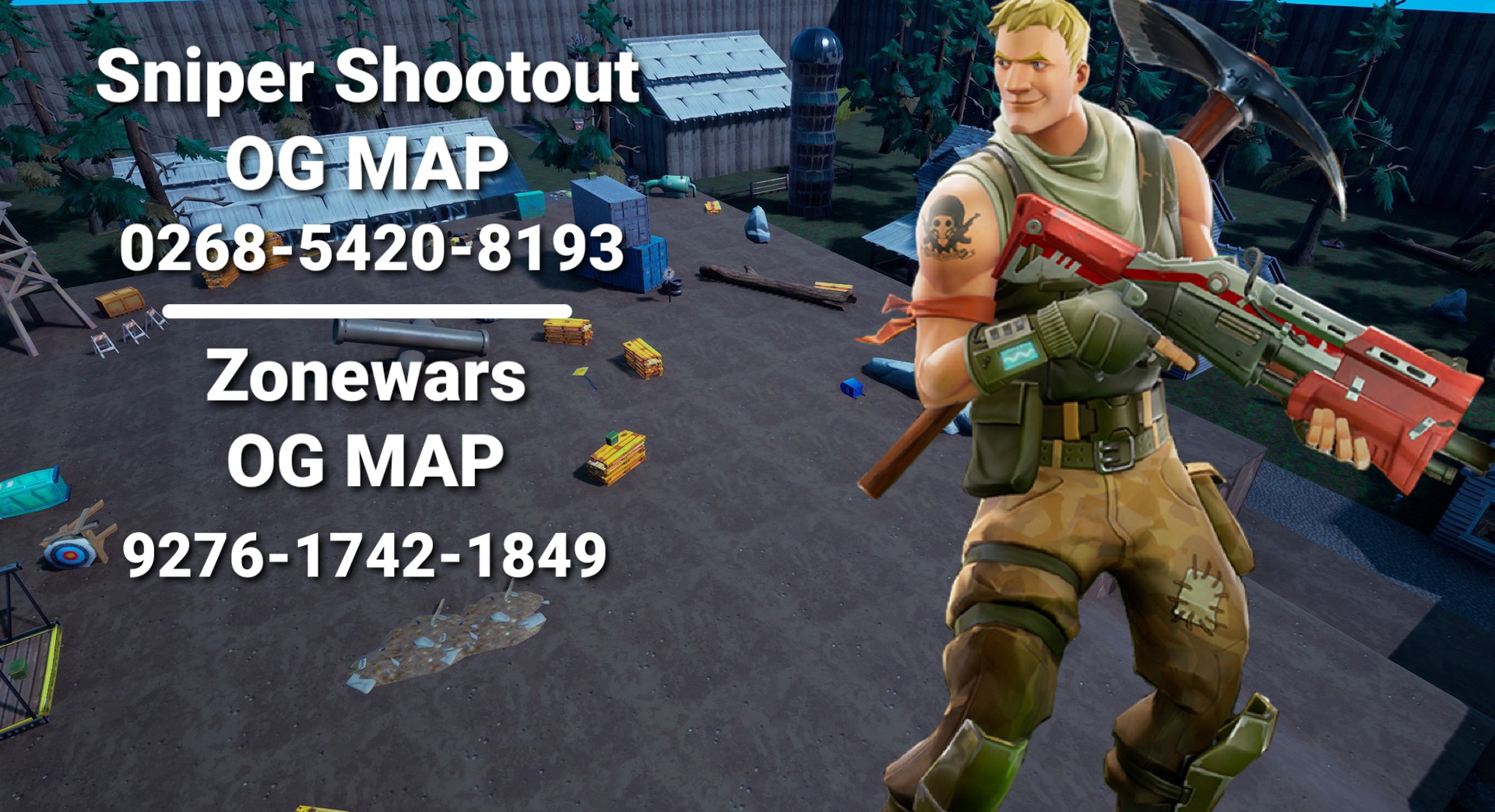 Sniper Shootout: OG Map [ gamecenter2112 ] – Fortnite Creative Map Code