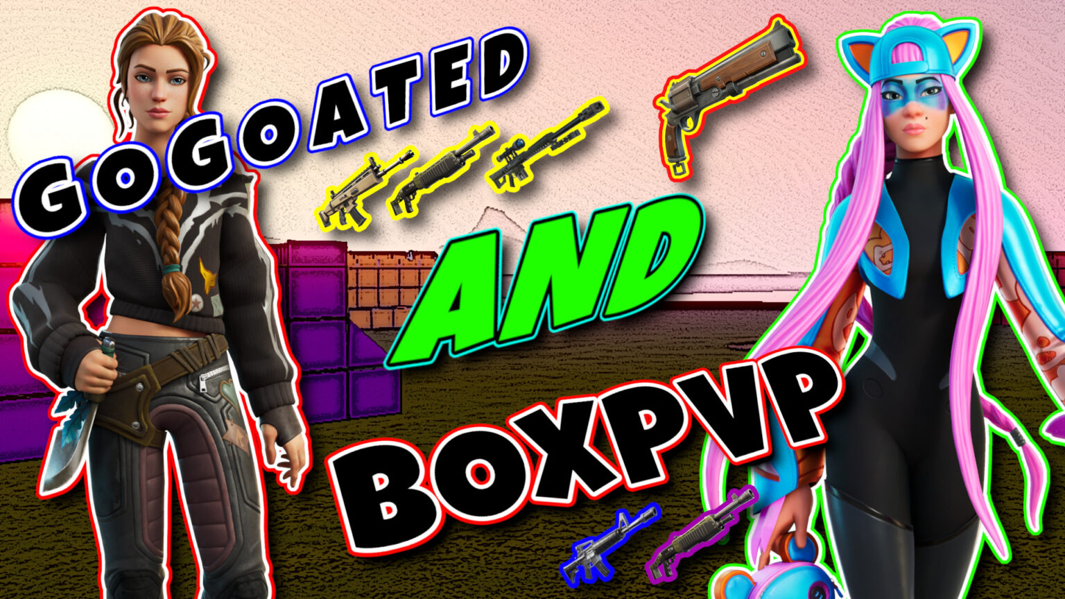 3V3 GO GOATED + BOXPVP [ lil-wikipedia ] – Fortnite Creative Map Code