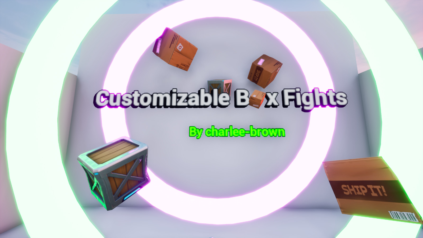 Customizable Box Fights [ charlee-brown ] – Fortnite Creative Map Code