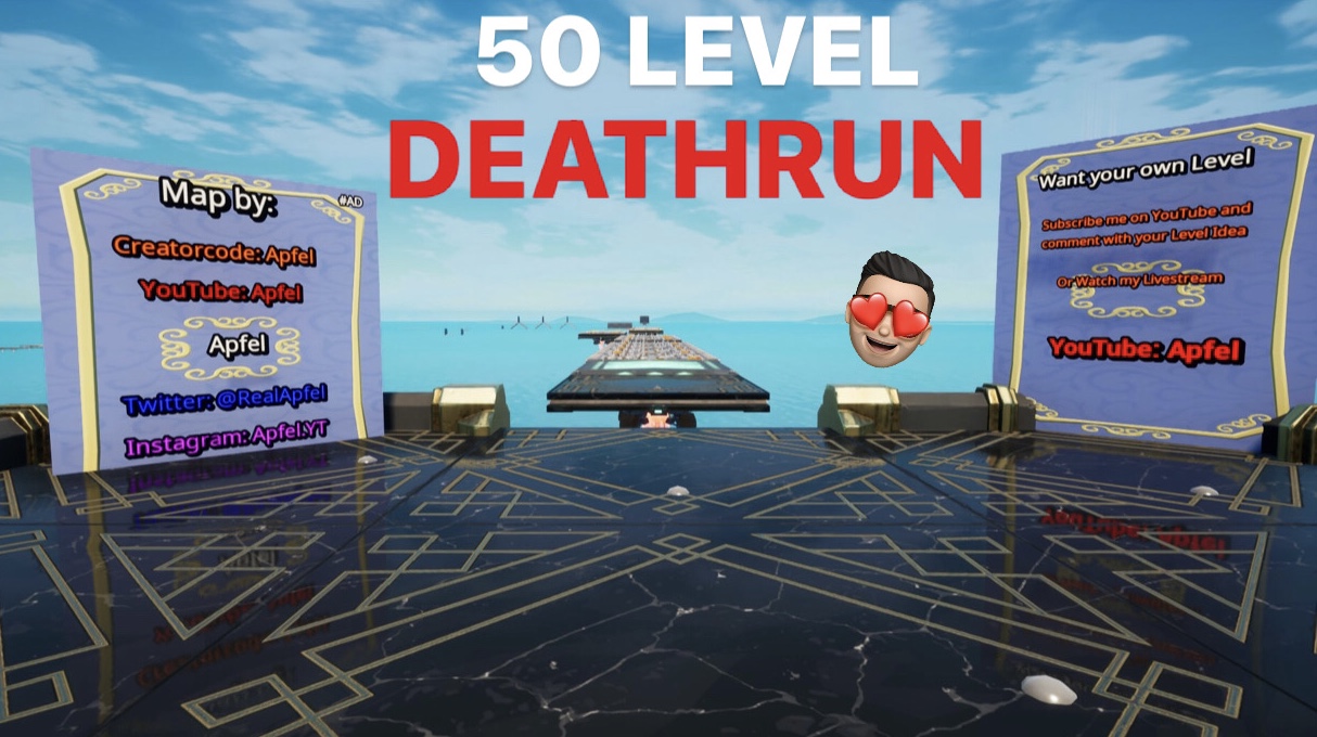 Community Deathrun 2 by Apfel [ Apfel ] – Fortnite Creative Map Code