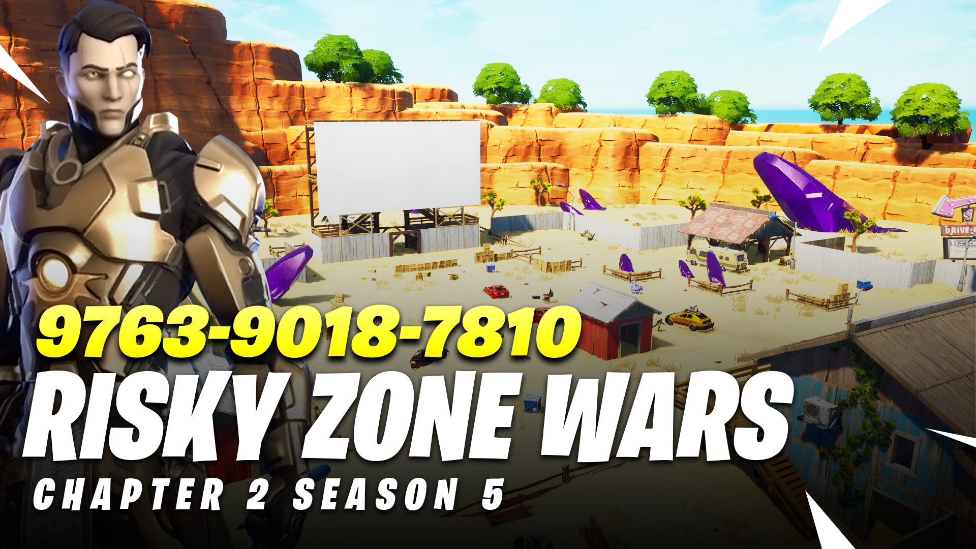 Risky Zone Wars (C2S5) [ shride ] – Fortnite Creative Map Code