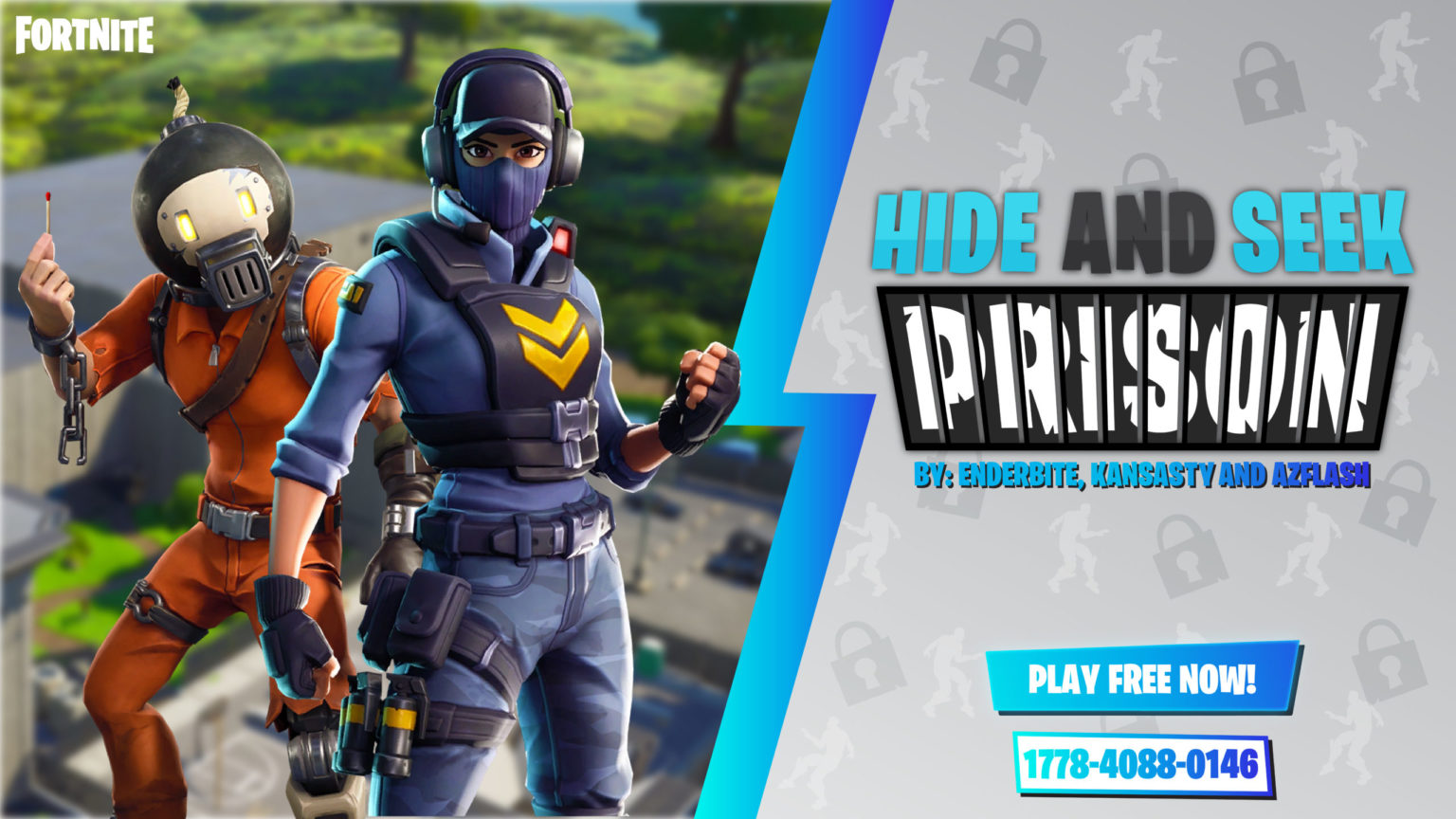 Hide and Seek: Prison [ enderbite ] – Fortnite Creative Map Code