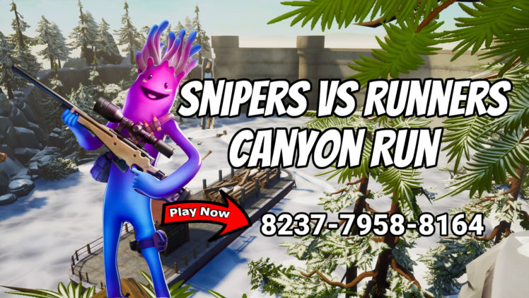 Sniper's vs Runners: Canyon Run [ u_got_knockd ] – Fortnite Creative Map Code