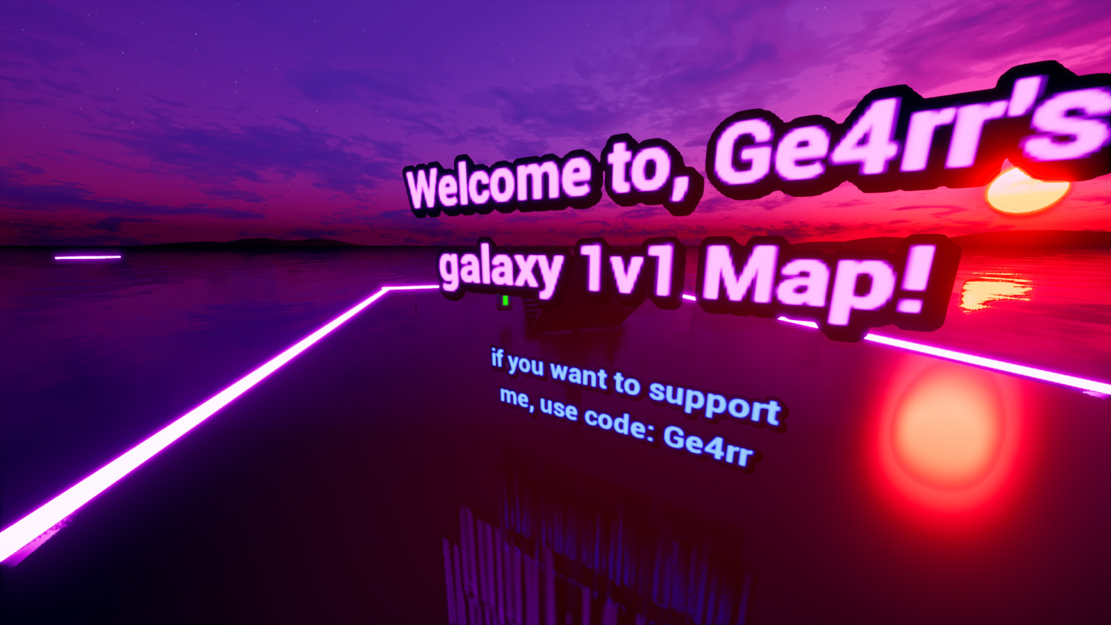 Ge4rr's Galaxy 1v1 [ ge4rr ] – Fortnite Creative Map Code