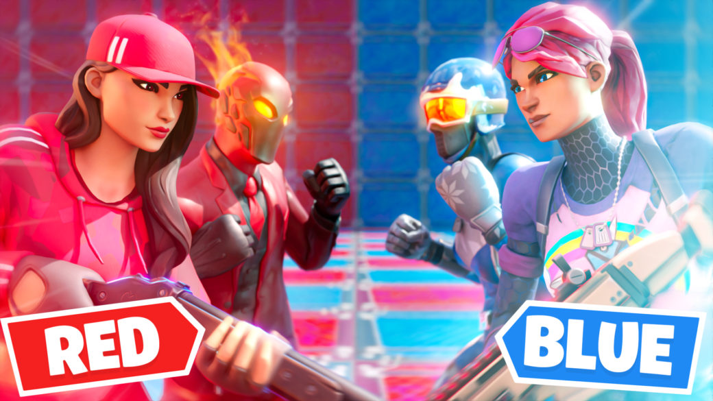 🔴 ADVANCED RED VS BLUE 🔵 [ The Slurp ] – Fortnite Creative Map Code